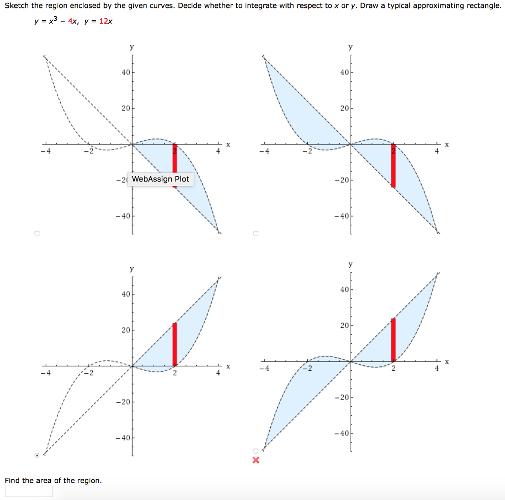 Solved 1. Sketch the region enclosed by the given curves. | Chegg.com Solved 1. Sketch the region enclosed by the given curves. | Chegg.com