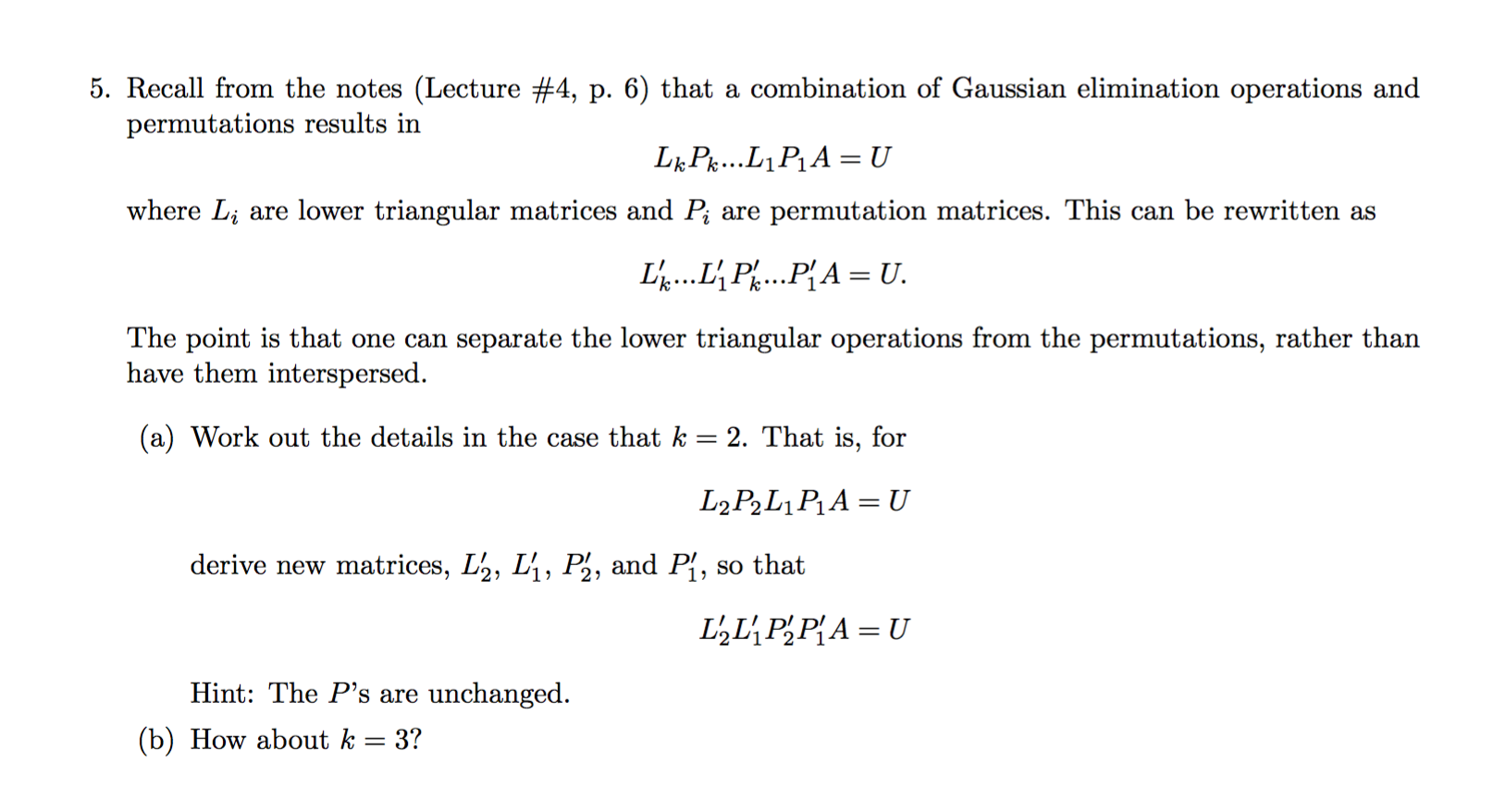 A permutation matrix is a matrix with elements 0 or 1 | Chegg.com