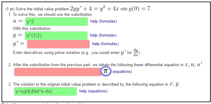 Solved Solve the initial value problem 2yy' + 4 = y^2 + 4x | Chegg.com