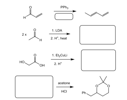Solved Fill in the missing boxes. If there is no reaction, | Chegg.com