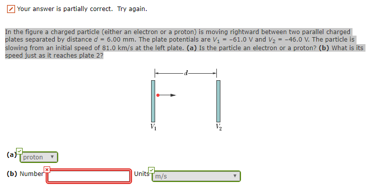 Solved Your answer is partially correct. Try again. In the | Chegg.com