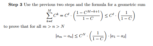 Solved Definition 3 A Sequence An Is Called Contractive If 