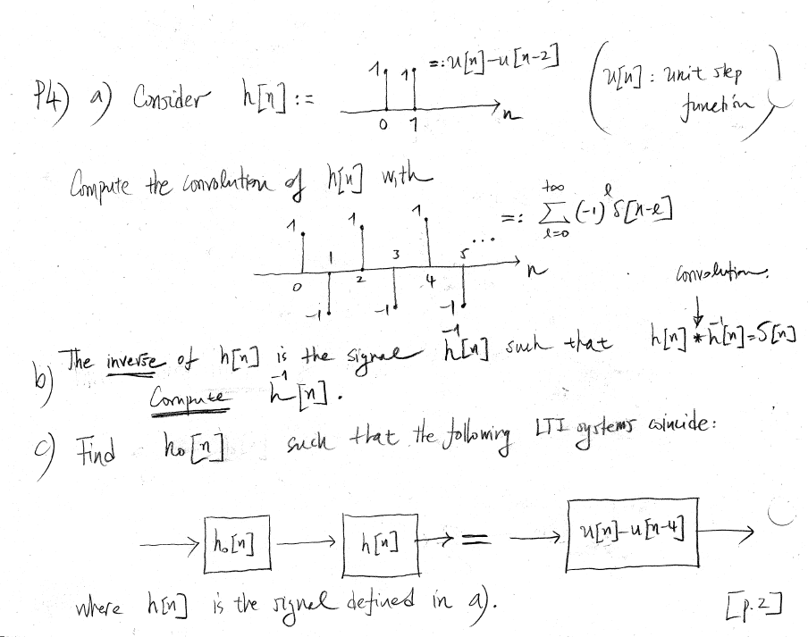 Solved Consider h[n]:= u[n]-u[n-2] Compute the convolution | Chegg.com