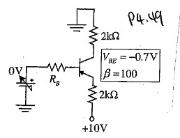 Solved determine the beta of the transistor at saturation in | Chegg.com