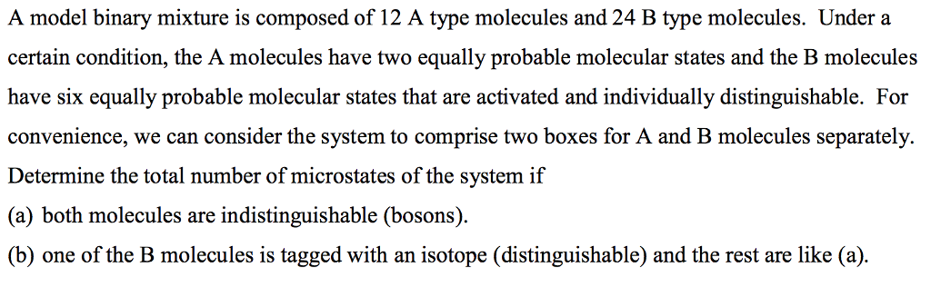 Solved A model binary mixture is composed of 12 A type | Chegg.com