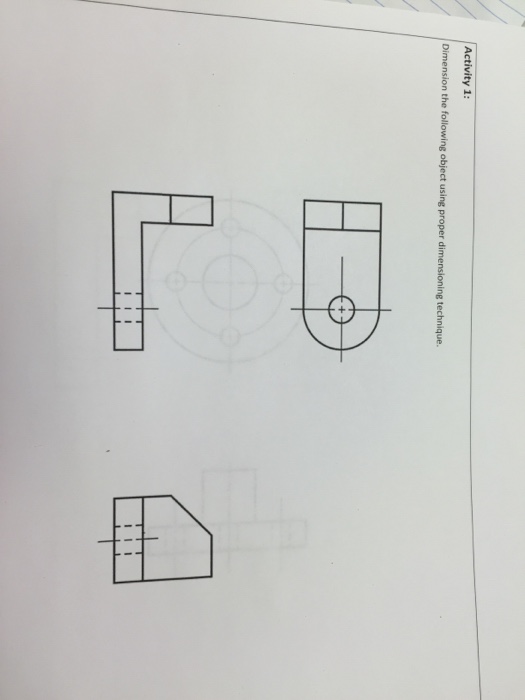 Solved Dimension the following object using proper | Chegg.com Solved Dimension the following object using proper | Chegg.com