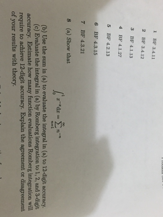 Solved 1 BF 3.4.11 2 BF 3.4.12 3 BF 4.1.13 4 BF 4.1.27 5 BF | Chegg.com