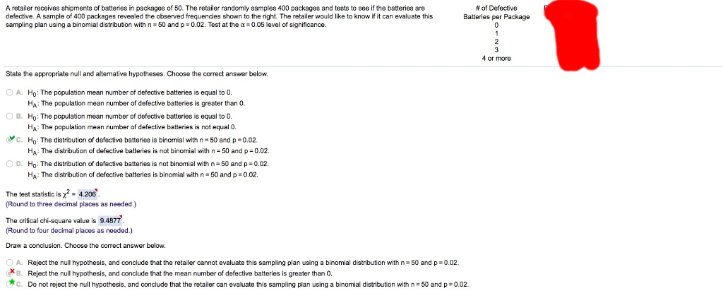 Solved A retailer receives shipments of batteries in | Chegg.com