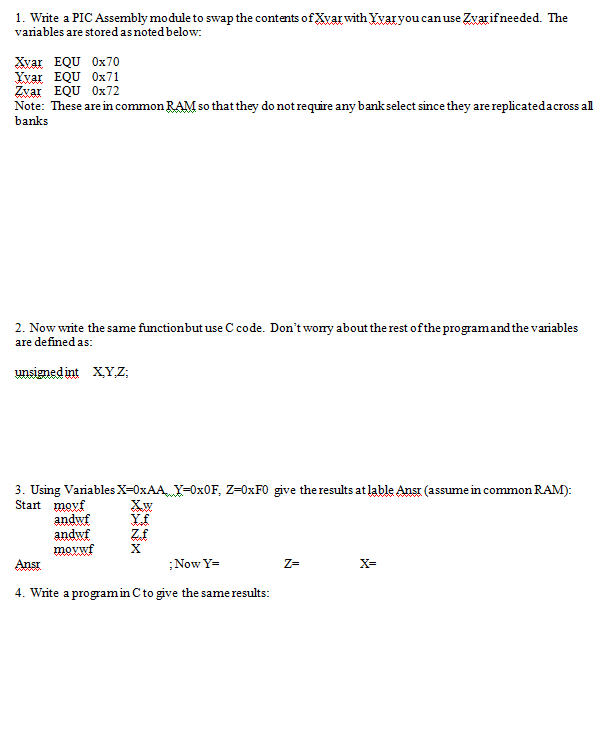 1 Write A PIC Assembly Module To Swap The Contents Chegg 1-write-a-pic-assembly-module-to-swap-the-contents-chegg