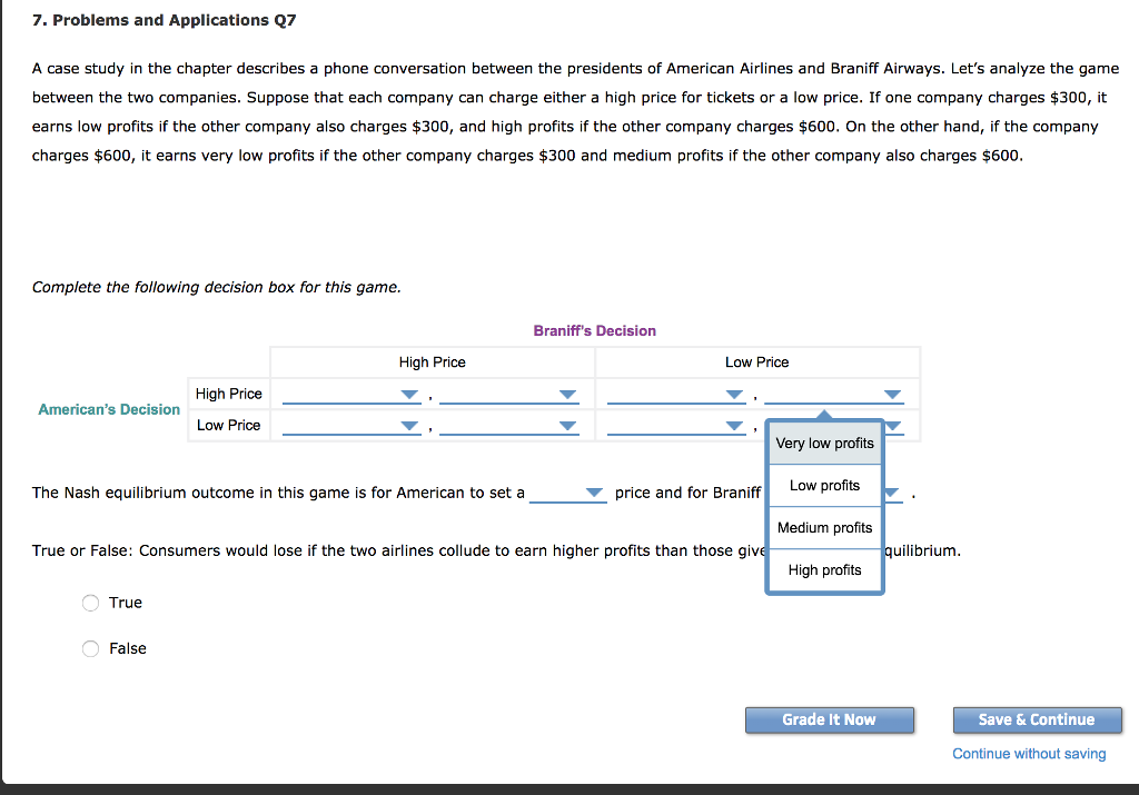 Solved 7. Problems and Applications Q7 A case study in the | Chegg.com