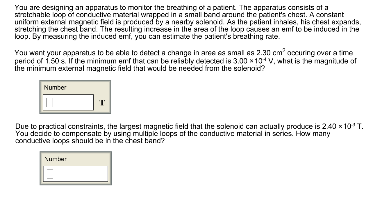 Solved You are designing an apparatus to monitor the | Chegg.com Solved You are designing an apparatus to monitor the | Chegg.com