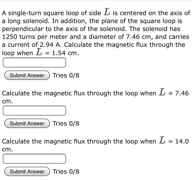Solved A single-turn square loop of side L is centered on | Chegg.com