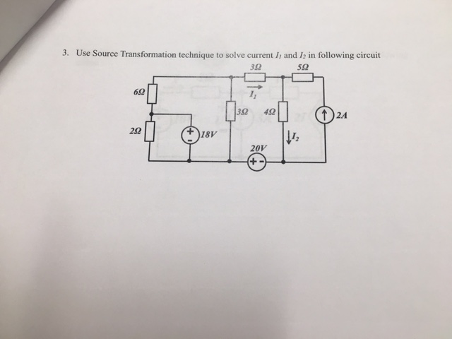 Solved Use Source Transformation technique to solve current | Chegg.com Solved Use Source Transformation technique to solve current | Chegg.com