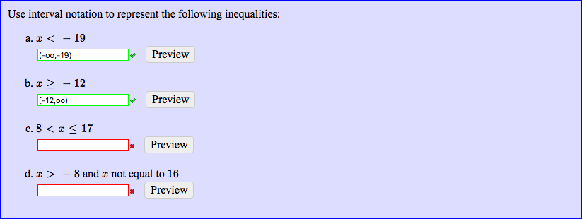Solved Use interval notation to represent the following | Chegg.com