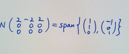 Solved %) = span | Chegg.com