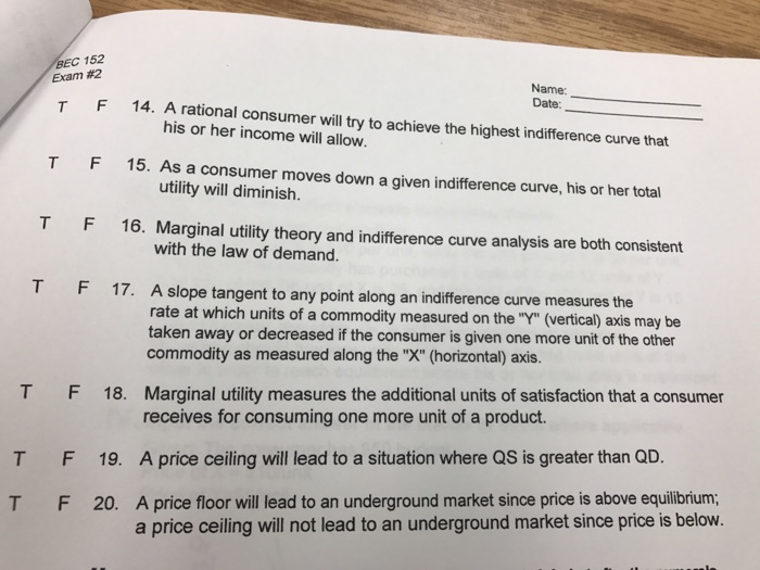Solved A rational consumer will try to achieve the highest | Chegg.com