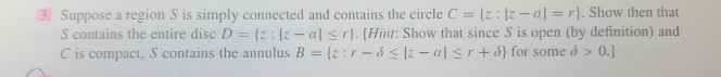 Solved Suppose a region S is simply connected and contains | Chegg.com