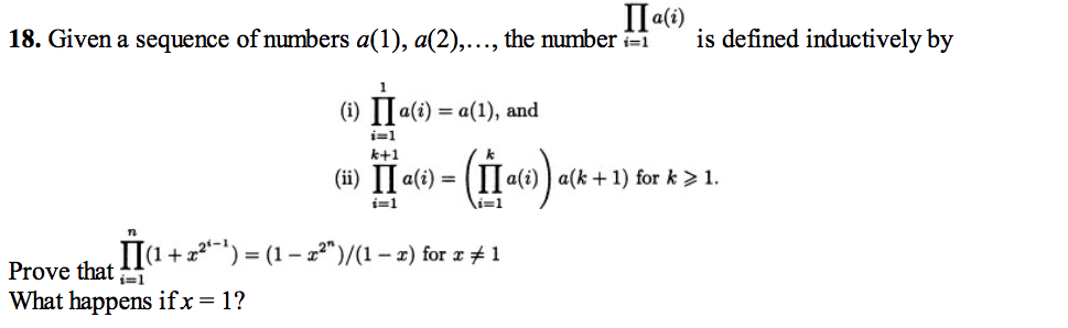 Solved Given a sequence of numbers a(1), a(2), ..., the | Chegg.com