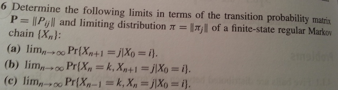 Solved Determine the following limits in terms of the | Chegg.com