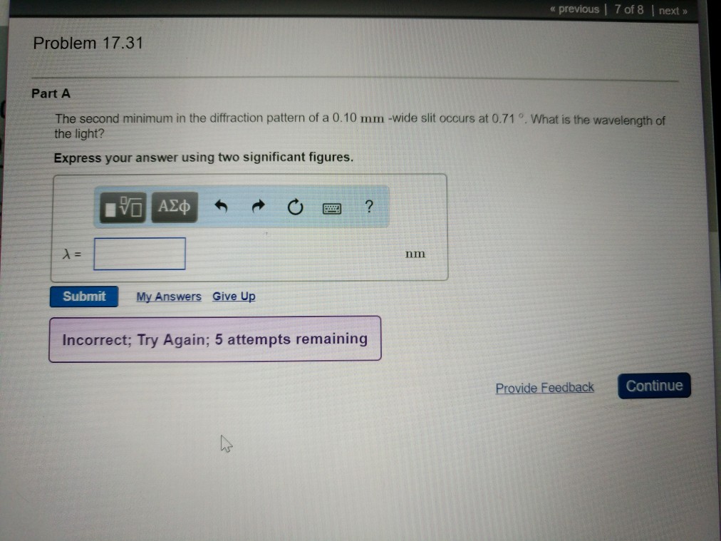 Solved « previous | 7 of 8 next» Problem 17.31 Part A The | Chegg.com