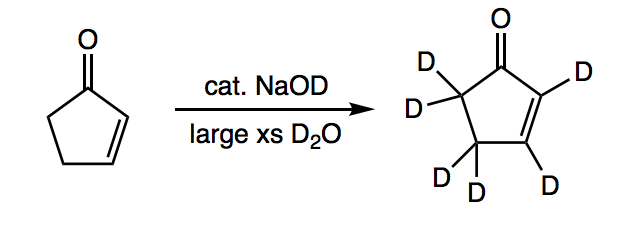 Solved When cyclopentenone is treated with catalytic sodium | Chegg.com
