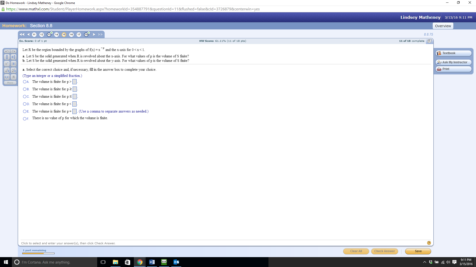Solved P Do Homework Lindsey Matheney Google Chrome https: | Chegg.com