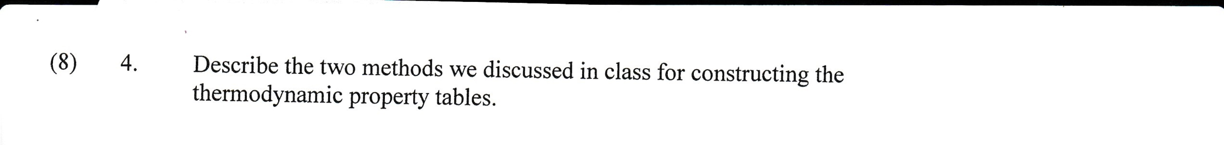 Solved Describe the two methods we discussed in class for | Chegg.com