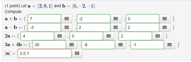 Solved (1 point) Find the unit vector in the direction | Chegg.com