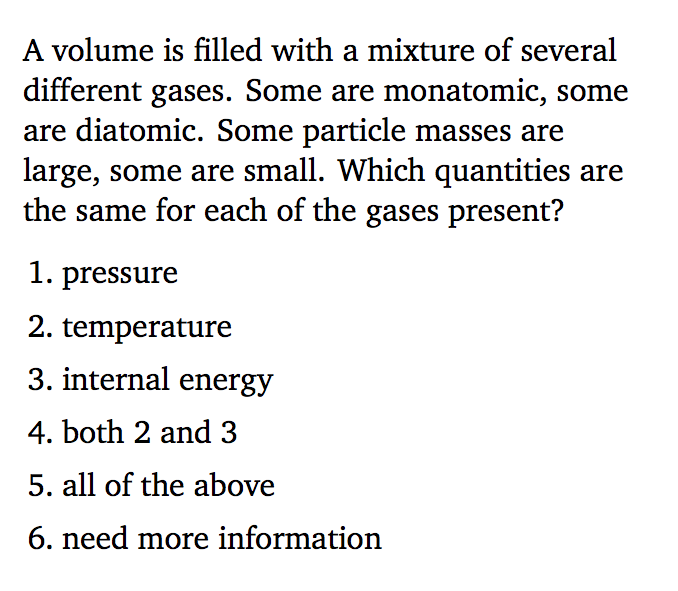 Solved A volume is filled with a mixture of several | Chegg.com