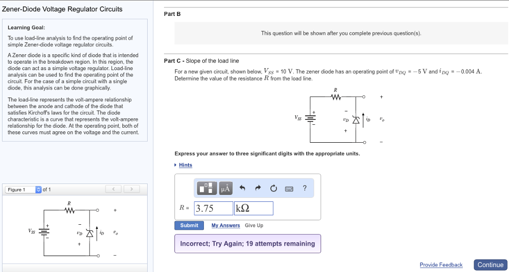 Solved Zener-Diode Voltage Regulator Circuits Part B | Chegg.com