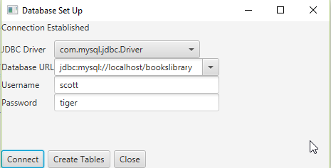 Solved Database Set up Connection Established DBC Driver | Chegg.com