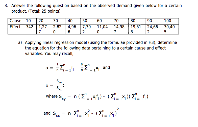 Solved 3. Answer the following question based on the | Chegg.com