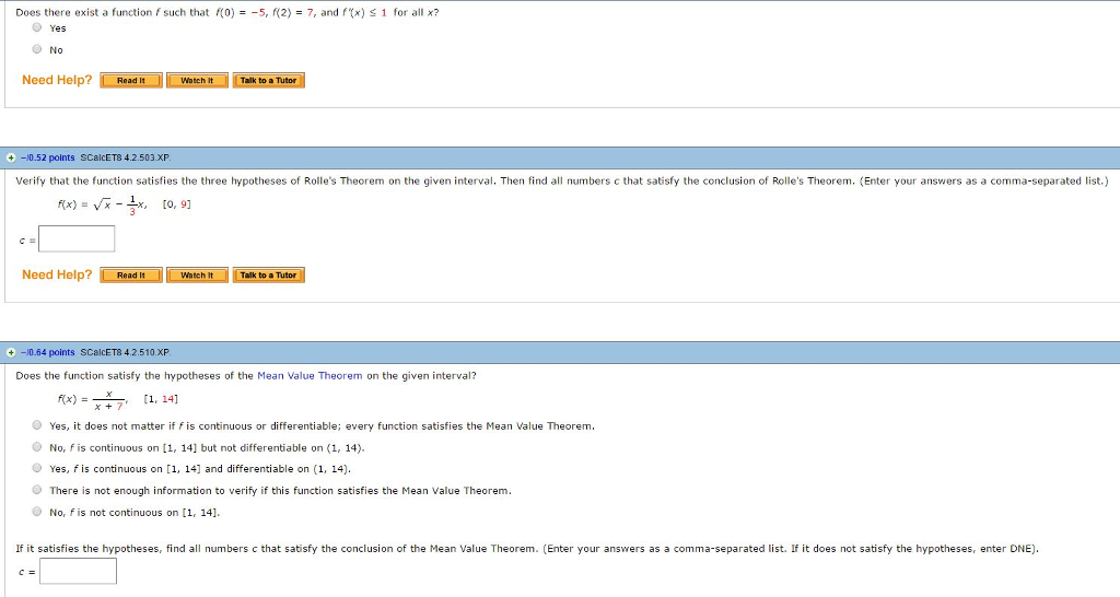 Solved Does there exist a function f such that f(0) = -5, | Chegg.com