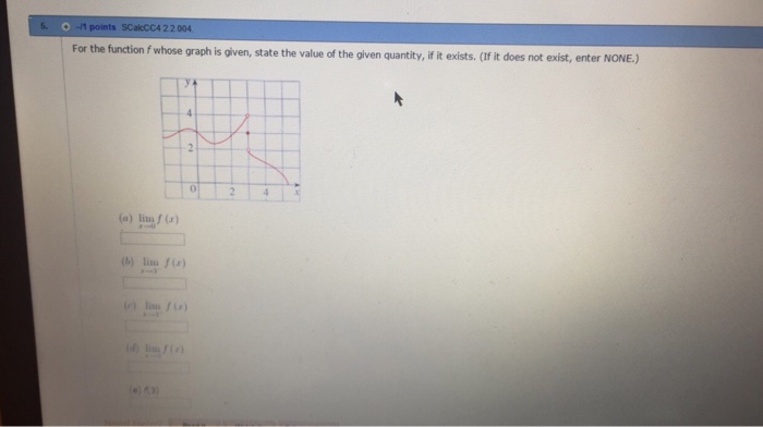 Solved 1. 0 -1 points SCalcCC4 2.1 JIT 004.MI Find an | Chegg.com Solved 1. 0 -1 points SCalcCC4 2.1 JIT 004.MI Find an | Chegg.com