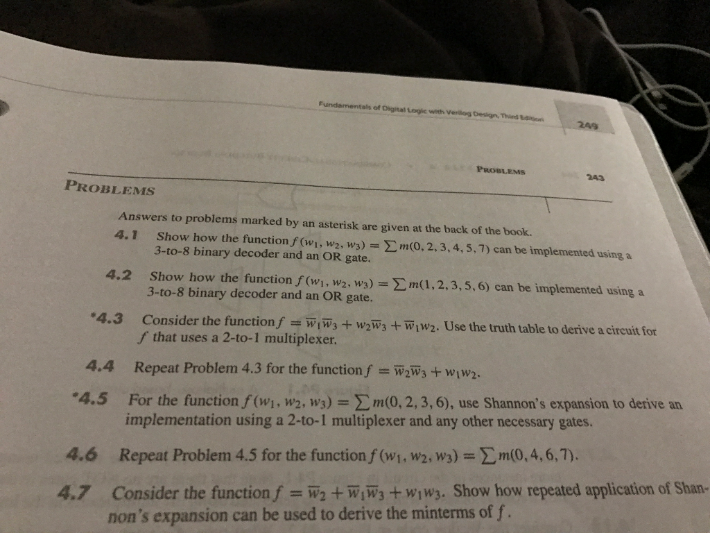 Solved Answers to problems marked by an asterisk are given | Chegg.com