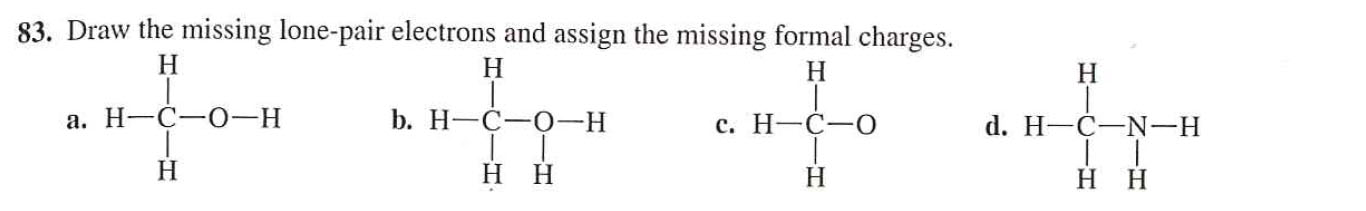 Solved Draw the missing lone-pair electrons and assign the | Chegg.com