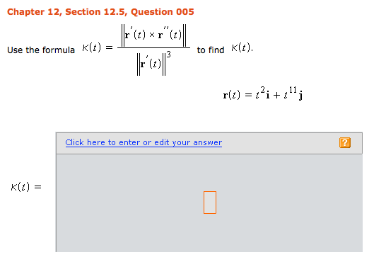 Solved Chapter 12, Section 12.5, Question 005 Use the | Chegg.com
