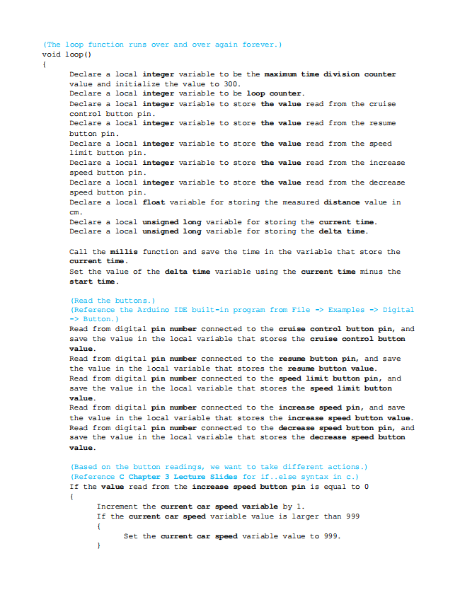 Declare a constant integer variable for the pin | Chegg.com