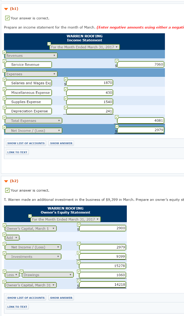 Solved Problem 4-1A (Part Level Submission) The trial | Chegg.com