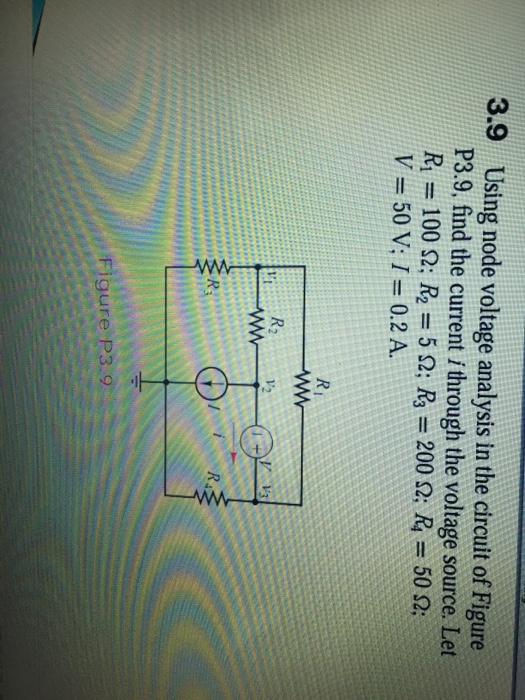 Solved Using Node Voltage Analysis In The Circuit Of Figure 
