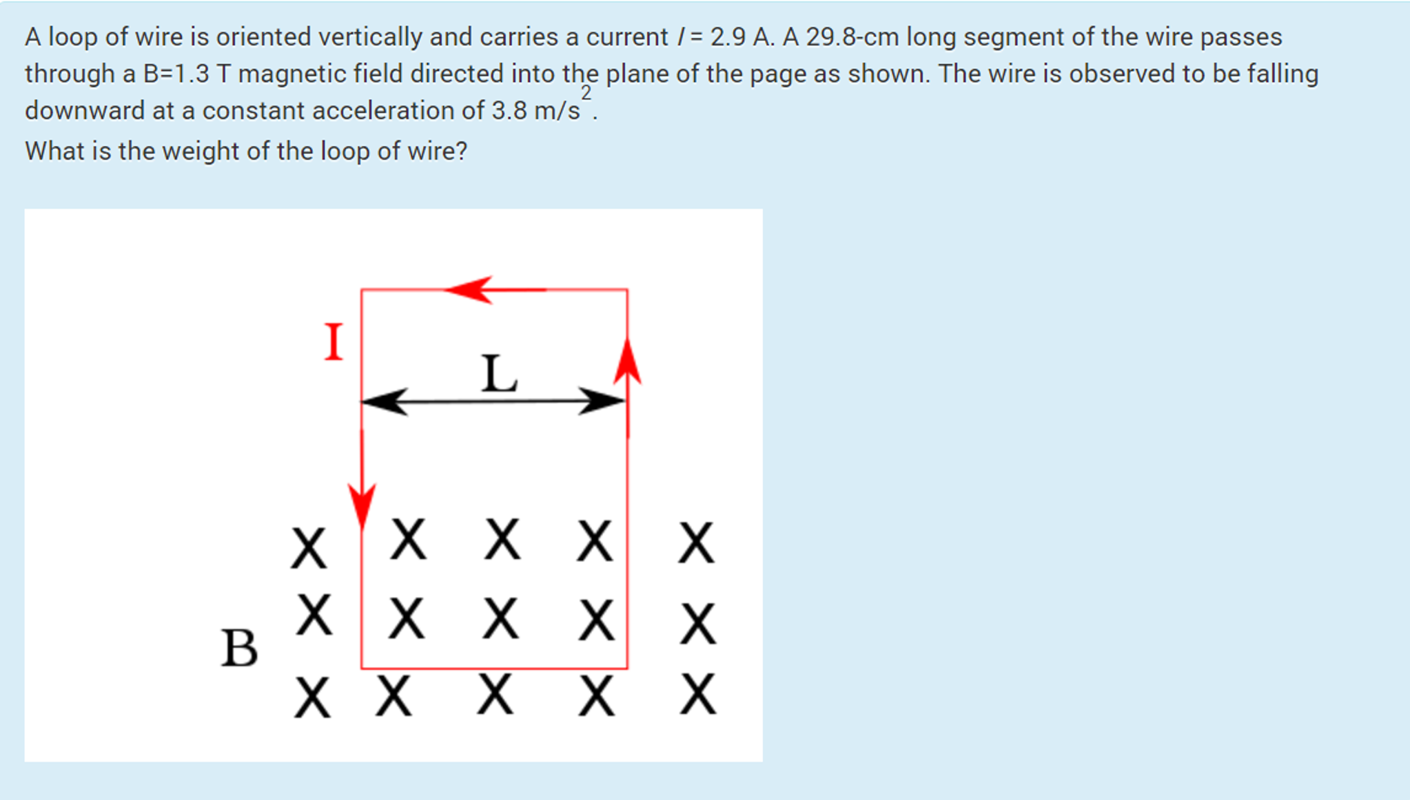 Solved A loop of wire is oriented vertically and carries a | Chegg.com