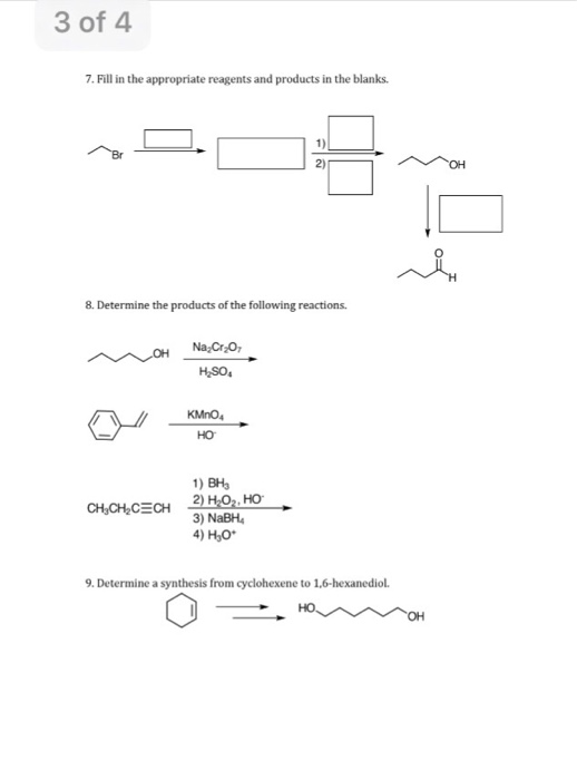 Solved 1 of 4 Homework 6 Name 1. Explain why the following | Chegg.com