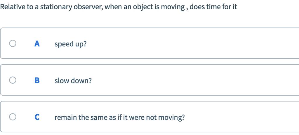 Solved Relative to a stationary observer, when an object is | Chegg.com