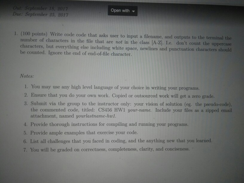 Computer Science Archive | September 19, 2017 | Chegg.com