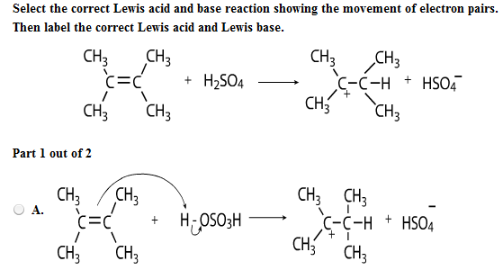 Solved Select the correct Lewis acid and base reaction | Chegg.com Solved Select the correct Lewis acid and base reaction | Chegg.com