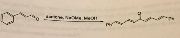 Solved acetone Na MeoH Ph Ph | Chegg.com