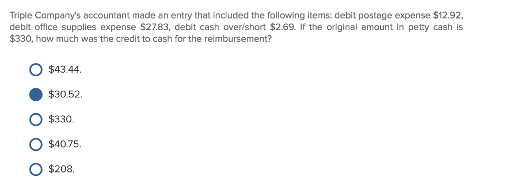 Solved Triple Company's accountant made an entry that | Chegg.com