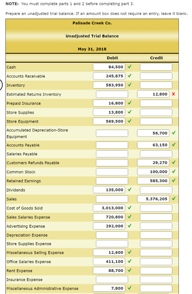 Comprehensive Problem 2 Part 1 and Part 2 Palisade | Chegg.com