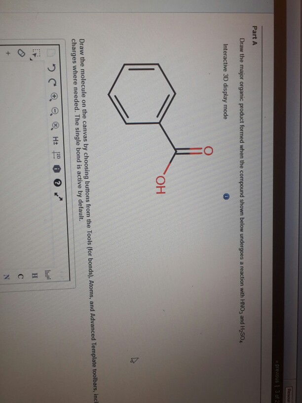 Solved Part A Draw The Major Organic Product Formed When The