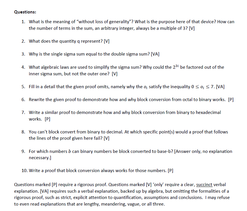 Block Conversion from Binary to Octal We have learned | Chegg.com